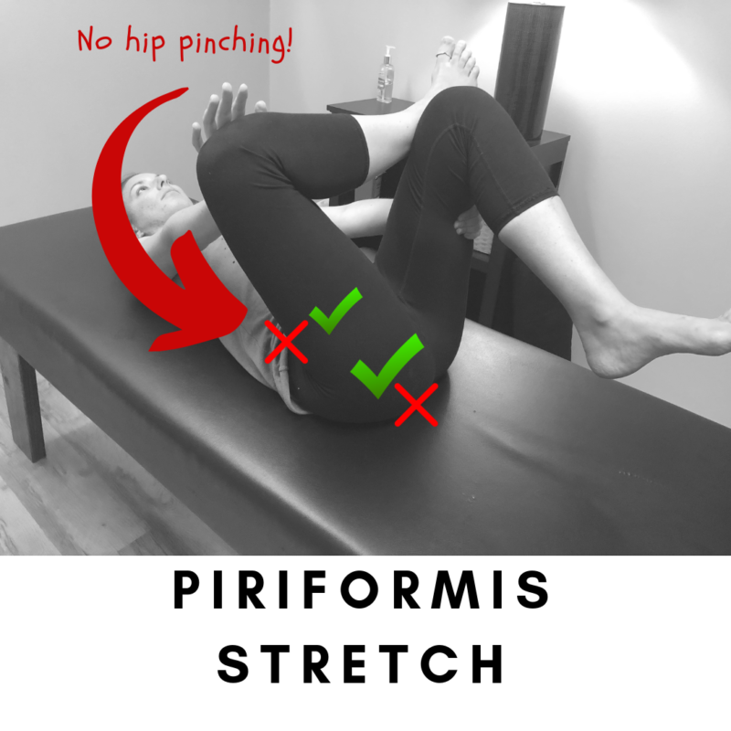 Piriformis stretch to help with back pain - PhysioFit of NC