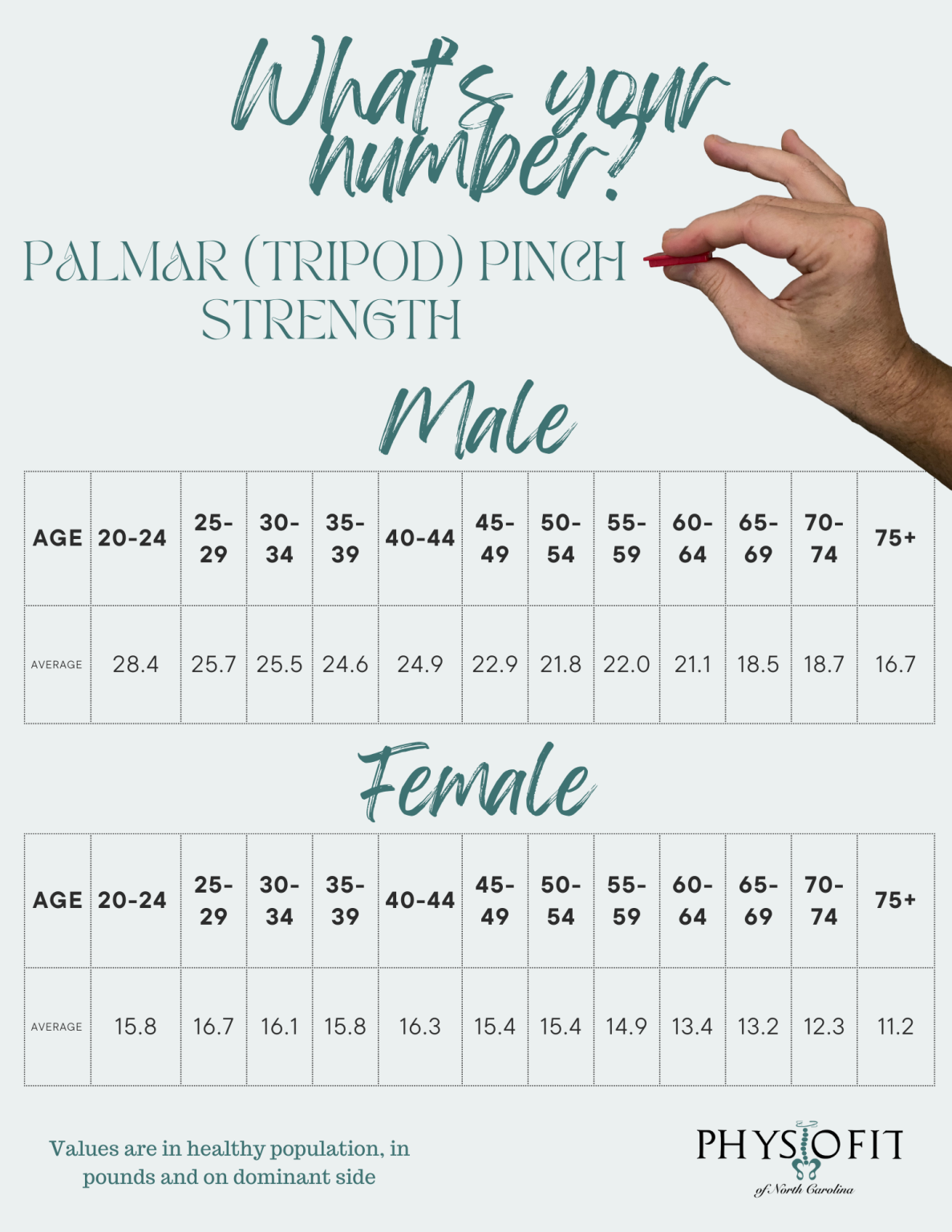 What is normal pinch grip? - PhysioFit of NC